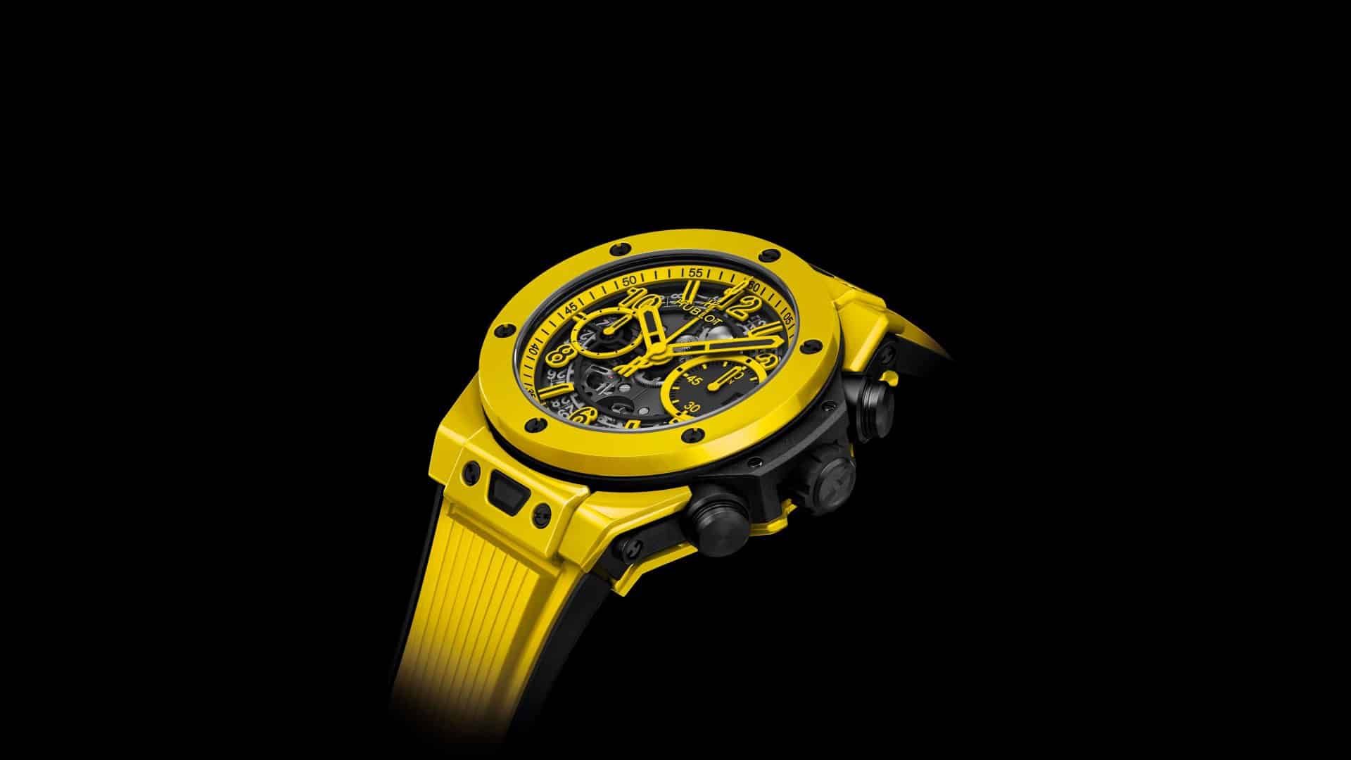Hublot presenta el Big Bang Unico Yellow Magic de cerámica amarilla
